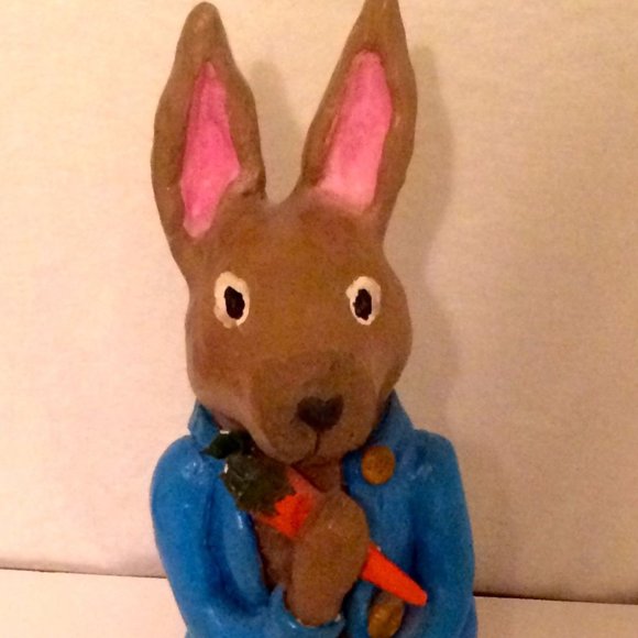 Self | Art | Peter Rabbit Ceramic Glazed Acrylic Sculpture Original ...